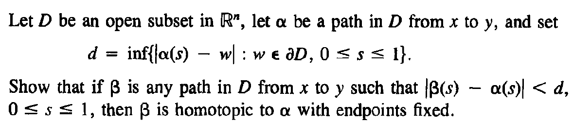Solved Let D be an open subset in Rn, let α be a path in D | Chegg.com