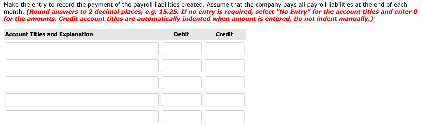 Solved Problem 13-4 Below is a payroll sheet for Otis Import | Chegg.com