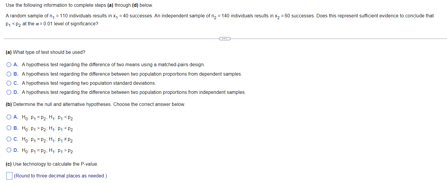 Solved Use the following information to complete steps (a) | Chegg.com