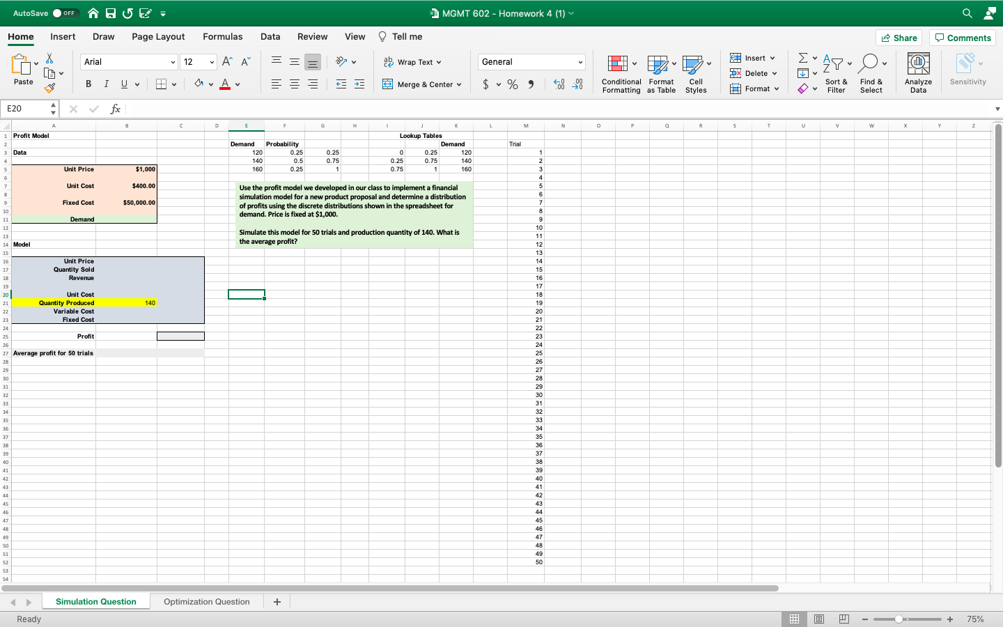 Solved please use excel when answering the questions and | Chegg.com