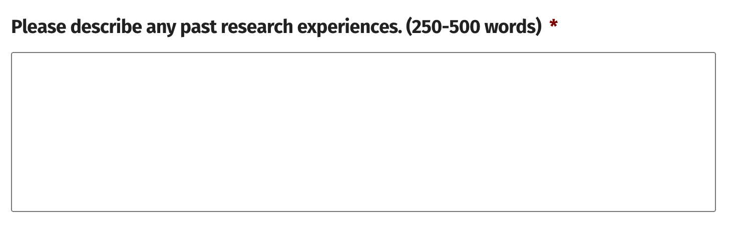 Solved No past research experience, applying to medical | Chegg.com