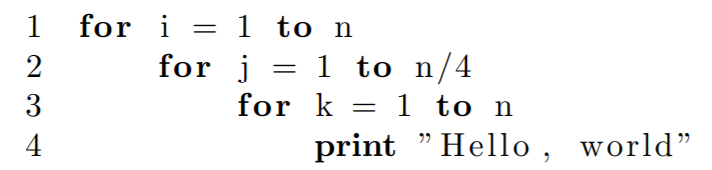 Solved Algorithms. For the following pseudo-code: (a) | Chegg.com