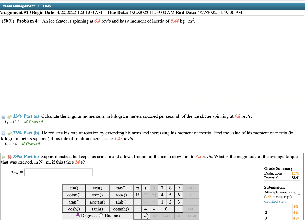 Solved Class Management | Help Assignment #20 Begin Date: | Chegg.com