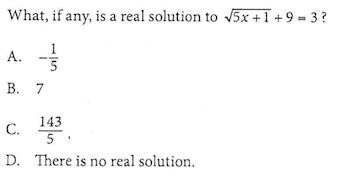 Solved What, if any, is a real solution? Could someone help | Chegg.com