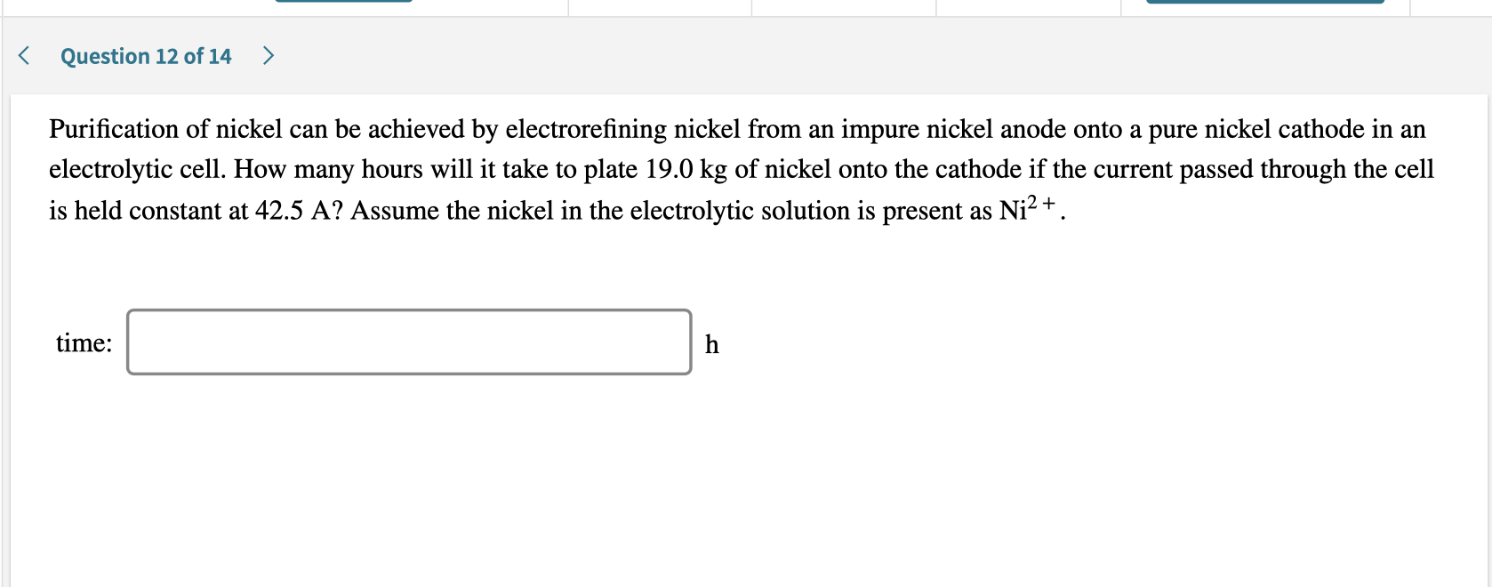 Solved Purification of nickel can be | Chegg.com