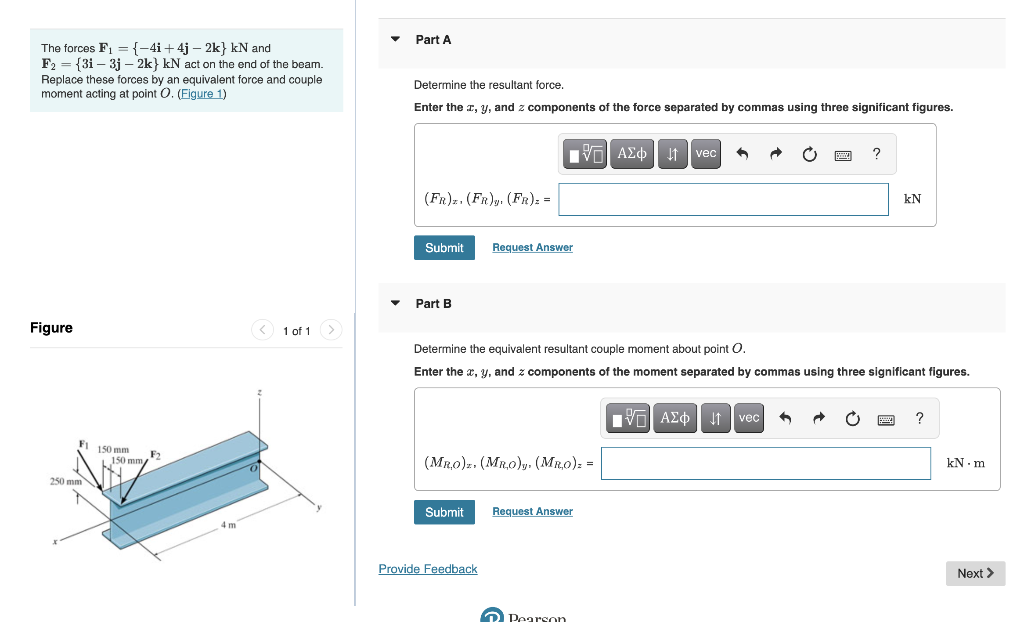 Solved Part B Figure 1 Of 1 Determine The Equivalent