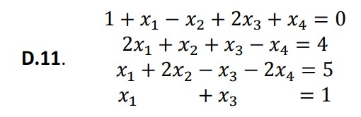 Solved For D.5 through D.11, find the solution set using | Chegg.com