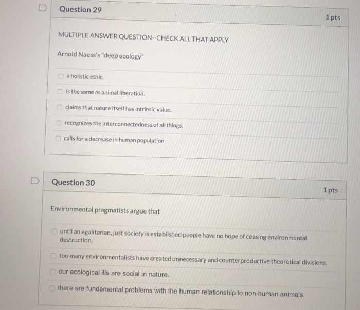 Solved Question 29 1 pts MULTIPLE ANSWER QUESTION--CHECK ALL | Chegg.com