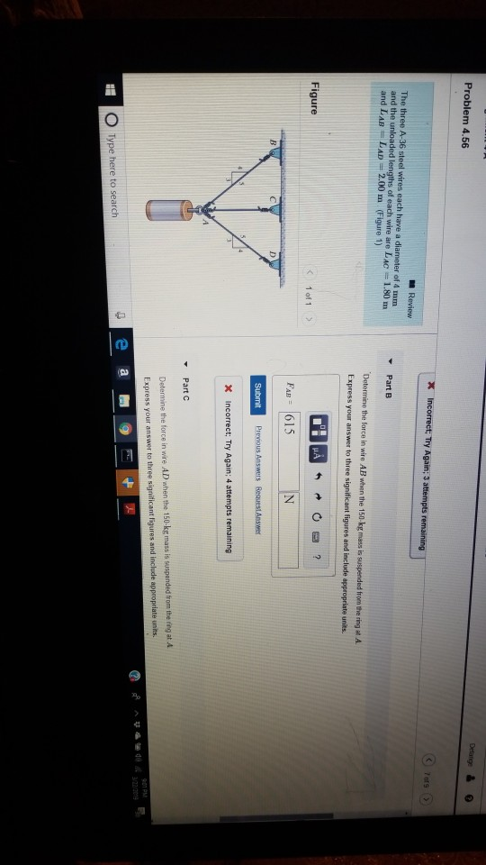 Solved Spring 2019: ENR 221 STRENGTH OF MATERIALS | Chegg.com