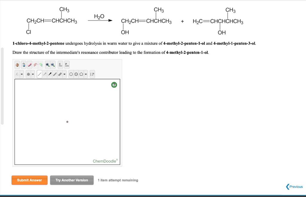 Solved: CH3 H20 CH3 CH2CH=CHCHCH3 CH2CH=CHCHCH3 + CH3 H2C=... | Chegg.com