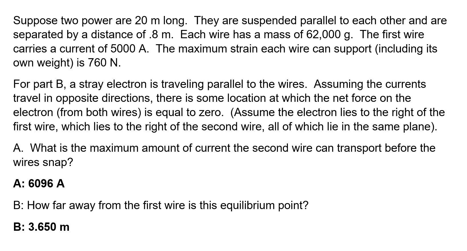 Solved Hi, I have the answer to this problem (part A and B) | Chegg.com