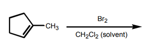 Solved CH2Cl2 (solvent) Br2 | Chegg.com