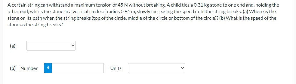Solved A certain string can withstand a maximum tension of | Chegg.com