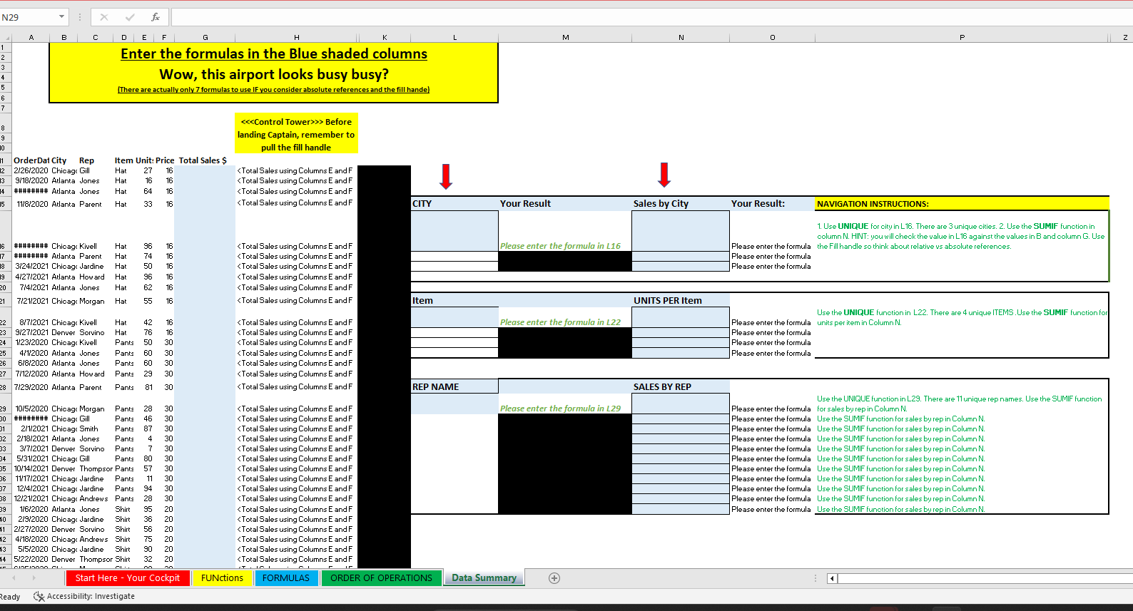 Solved I JUST NEED HELP WITH THE FORMULAS ON THE RIGHT, I | Chegg.com