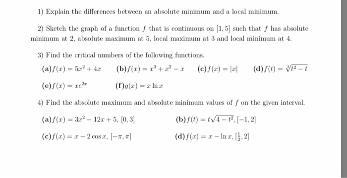 Solved 1) Explain the differences between an absolute | Chegg.com
