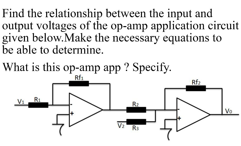 Solved Find the relationship between the input and output | Chegg.com