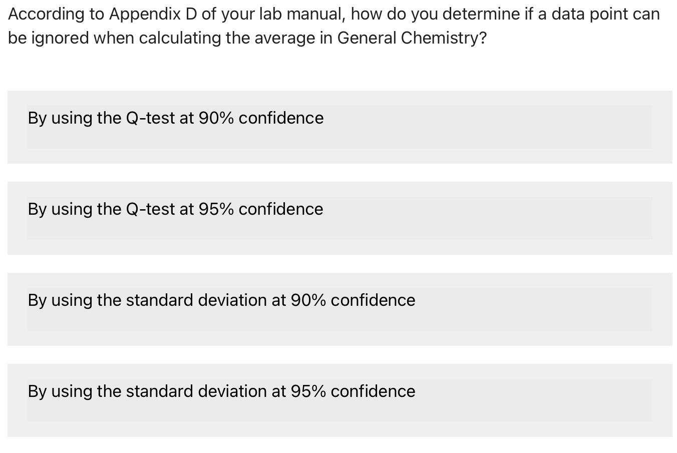 Solved According to Appendix D of your lab manual, how do | Chegg.com