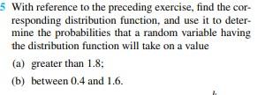 With reference to the preceding exercise, find the | Chegg.com