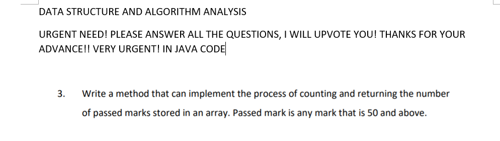 Solved DATA STRUCTURE AND ALGORITHM ANALYSIS URGENT NEED! | Chegg.com