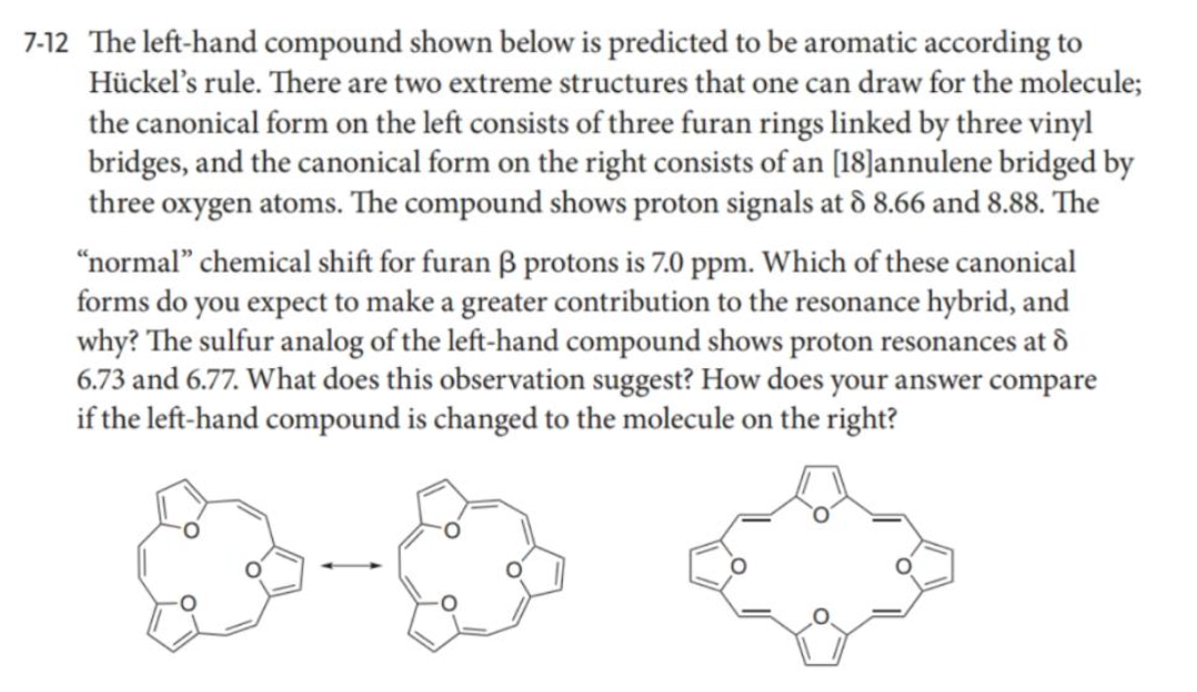 Solved 7-12 The left-hand compound shown below is predicted | Chegg.com