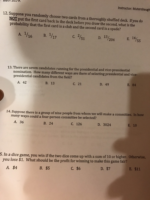 Solved Suppose you randomly choose two cards from a | Chegg.com