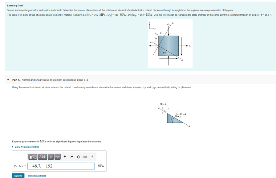 Solved To use fundamental geometric and statics methods to | Chegg.com