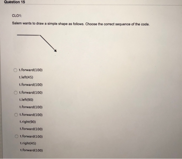 Solved Question 13 CLO5: Choose which of the following | Chegg.com