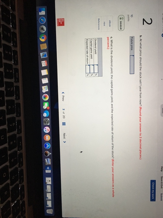 Solved Chapter 7 HW Help Save& ExitSubmit Check my work | Chegg.com