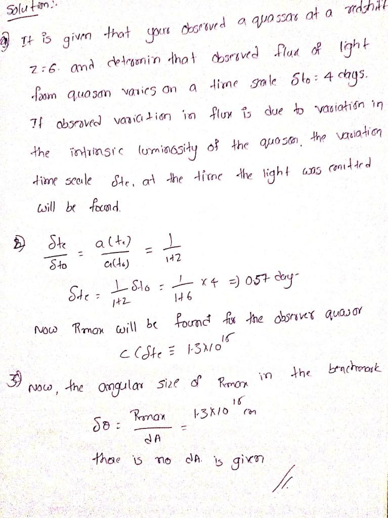 Solved The following exercise and its solution are | Chegg.com