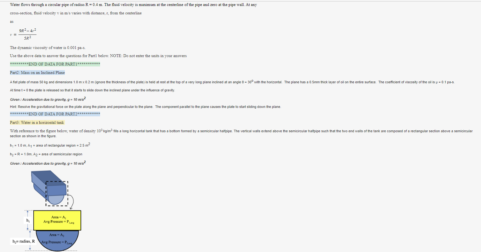 Solved Using the data in Part1: Find the maximum | Chegg.com
