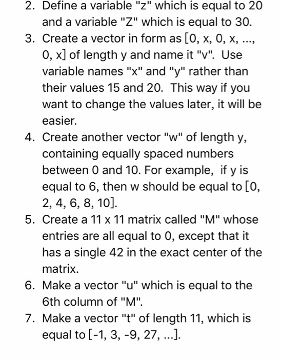 Solved 2. Define a variable "z" which is equal to 20 and a | Chegg.com