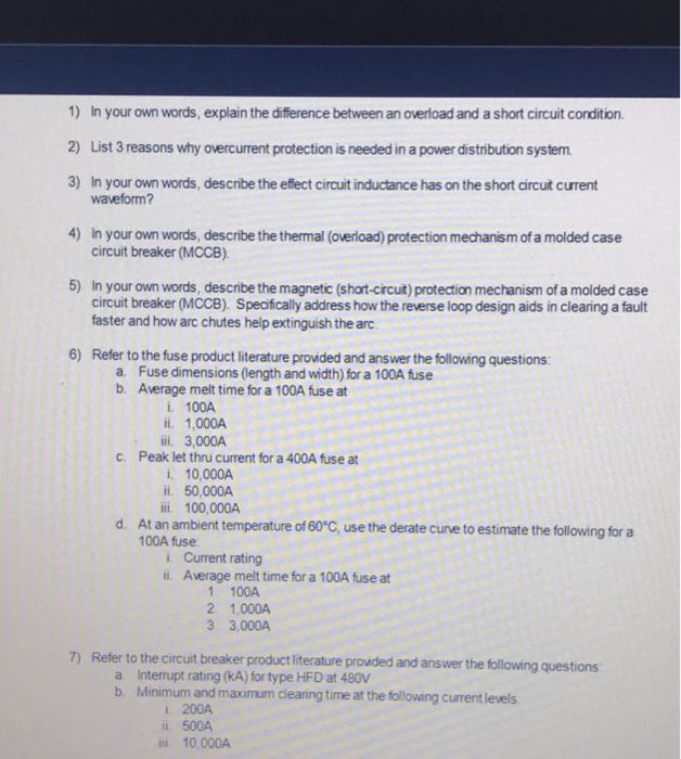 Solved 1) In your own words, explain the difference between | Chegg.com