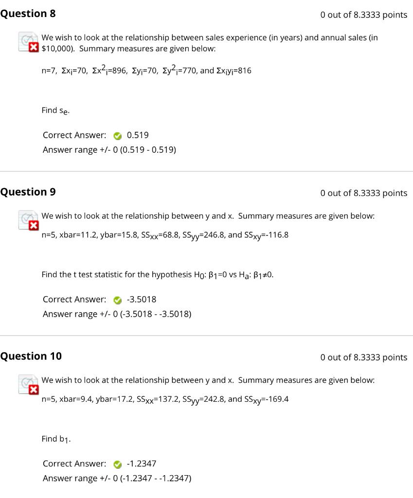 Solved Do not use excel output. Calculations only. They | Chegg.com