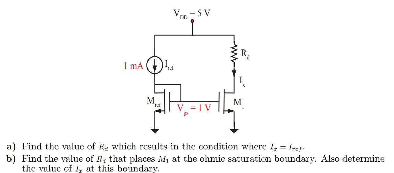 Solved 6. Current Mirror with Channel Length Modulation. A | Chegg.com