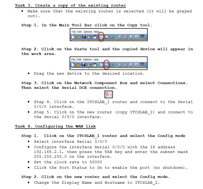 Solved Task 1. Adding routers and installing modules Step 1. | Chegg.com