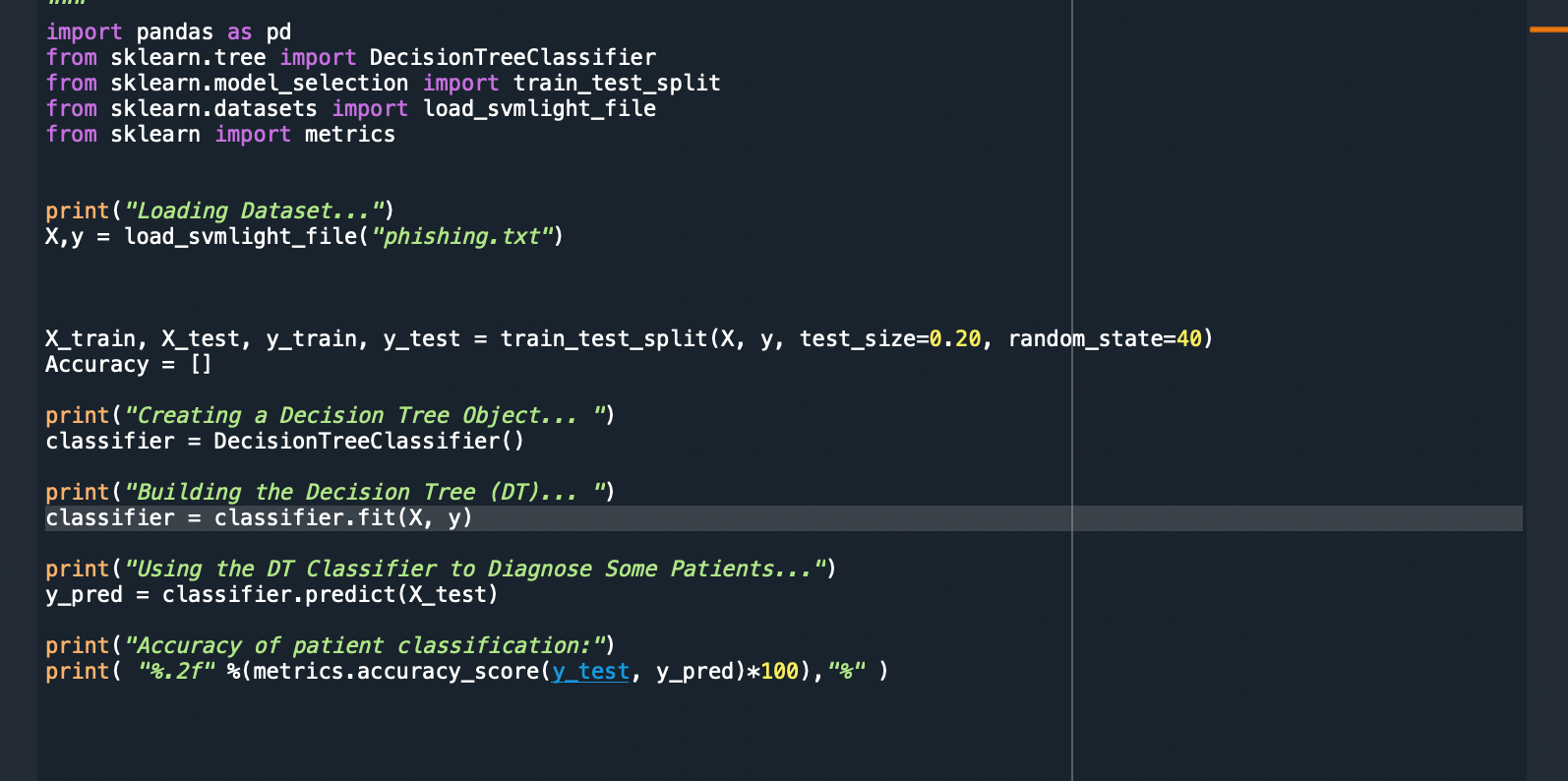 To compare both classifiers, you will need to run | Chegg.com