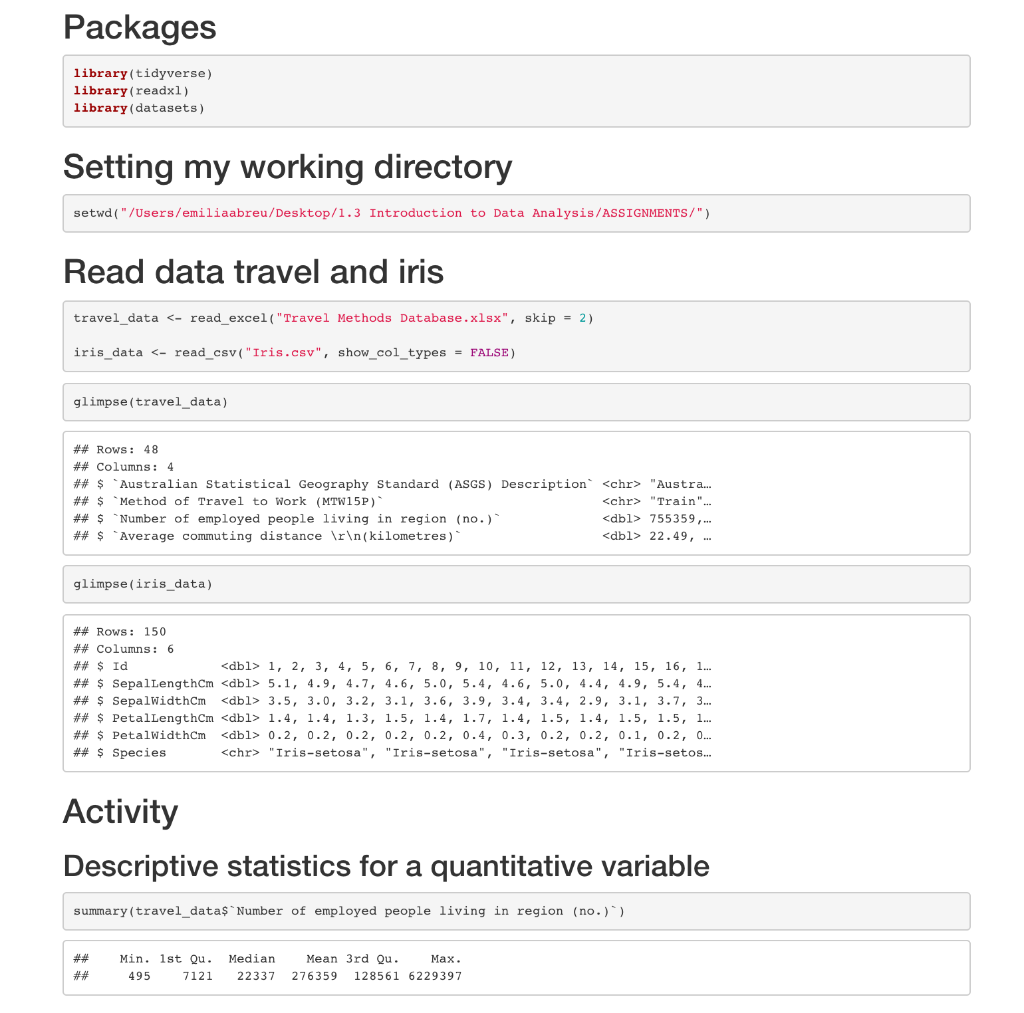 Do a report awith a Data analisys from the below | Chegg.com