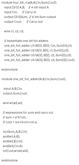 Solved Do Part 3, I need the code for the module (subtractor | Chegg.com