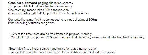 Solved Consider a demand paging allocation scheme. The page | Chegg.com