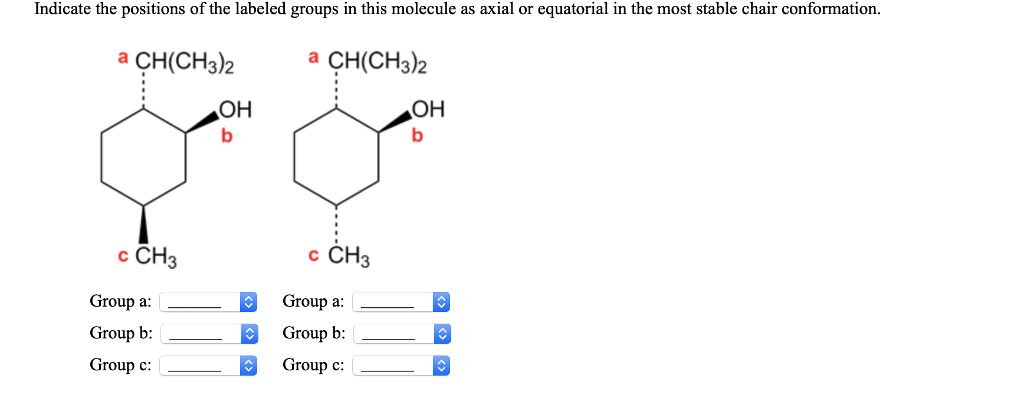 Solved In each of the cases below, which isomer is more | Chegg.com
