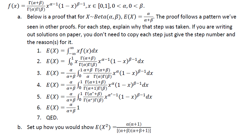 Solved It is for a RV defined between 0 and 1. It can be | Chegg.com