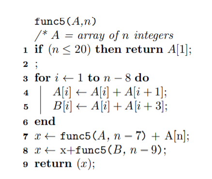 Solved Write a recurrence relation describing the worst case | Chegg.com