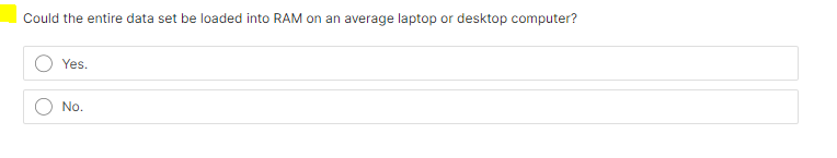 Solved Large data sets 2 points possible (graded) When a | Chegg.com