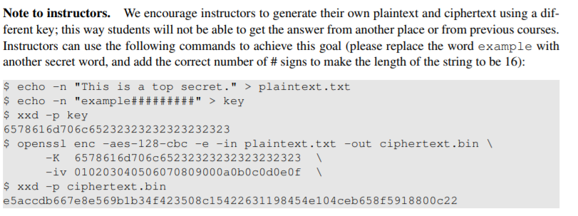 2.7 Task 7: Programming using the Crypto Library This | Chegg.com