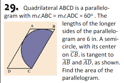 Solved Quadrilateral ABCD is a parallelo-gram with | Chegg.com