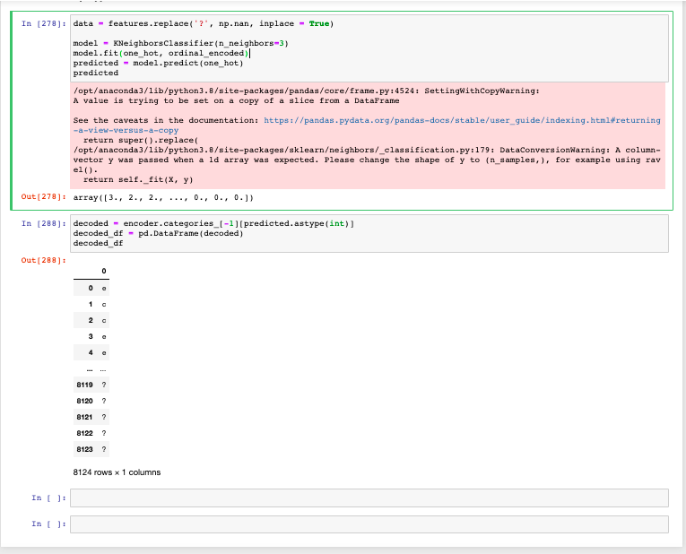 We are asked to use k nearest neighbor to impute | Chegg.com