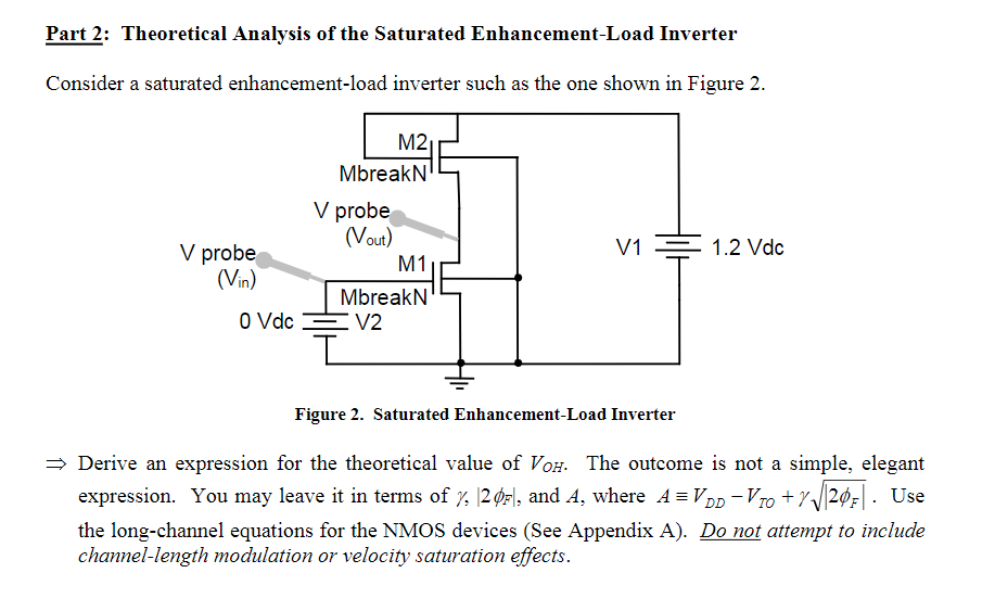 Solved Part 2: Theoretical Analysis of the Saturated | Chegg.com