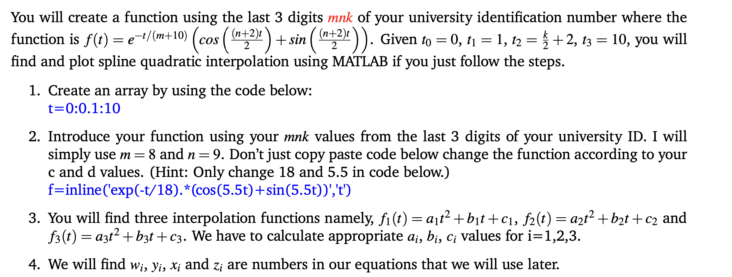 Solved please help my numerical analysis question!! my | Chegg.com