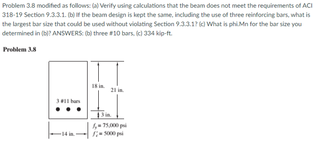 Solved Problem 3.8 modified as follows: (a) Verify using | Chegg.com