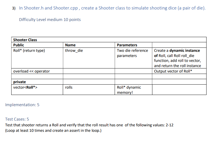 Solved Write class function headers and prototypes in *.h | Chegg.com